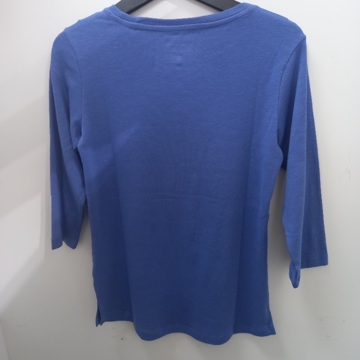 뱅뱅 DP03 여성 라운드 칠부 면 티셔츠 NTJ261